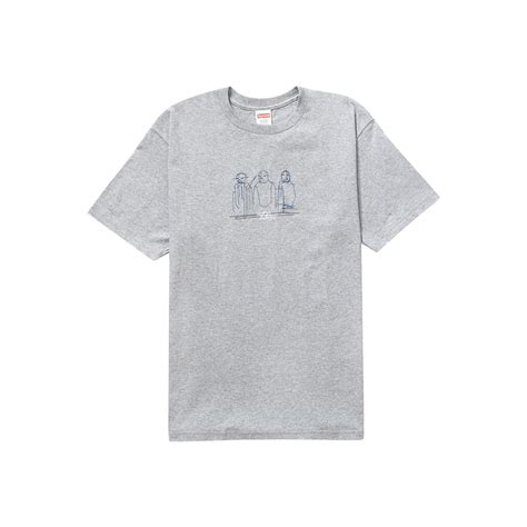 Supreme Three Kings Tee Heather Greysupreme Three Kings Tee Heather