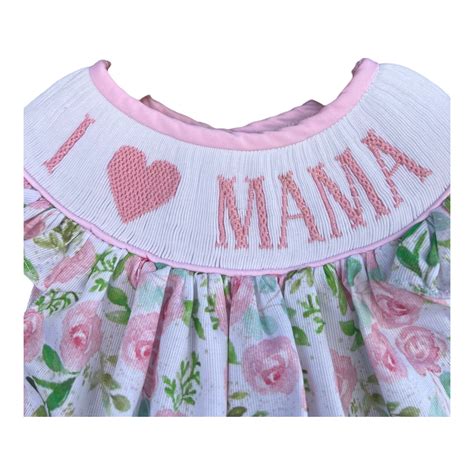 I Love Mama Bubble The Sage Smocking Company