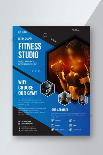 헬스 클럽 전단지 템플릿 Psd 무료 다운로드 Pikbest