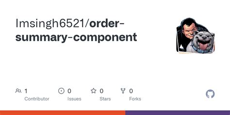 Github Imsingh6521order Summary Component