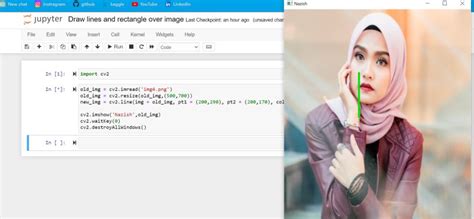 Nazish Javeed On Linkedin Open Cv Project Draw A Green Line Over An Image