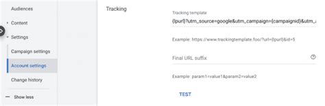 Google Ads How To Set Up Account Level UTM Parameters Practical Ecommerce