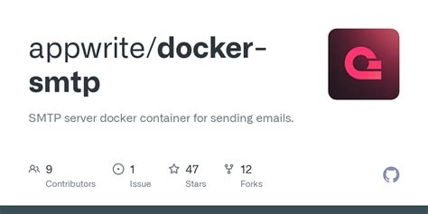 Github Appwrite Docker Smtp Smtp Server Docker Container For Sending Emails