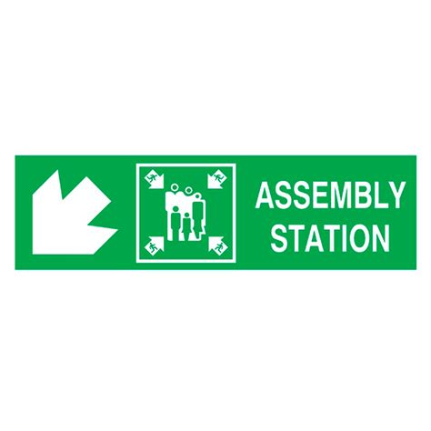 Imo Sign Assembly Station Side Down Left Impa 334326 Technomarine