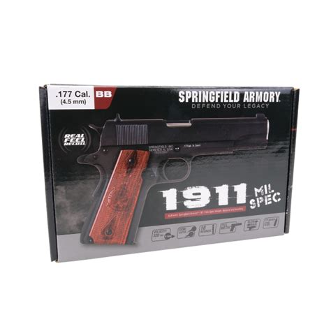 Springfield Armory 1911 Mil Spec Stainless Co2 Blowback Air Pistol