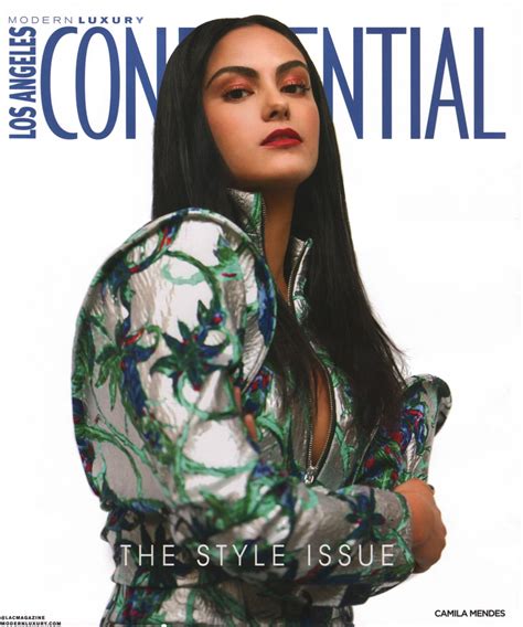 Camila Mendes In Los Angeles Confidential Magazine Marchapril 2019