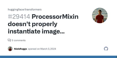 Processormixin Doesnt Properly Instantiate Image Processors · Issue