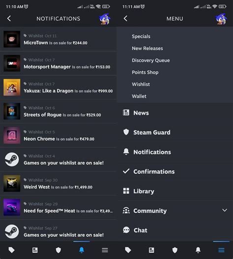 Steam Cell App Replace Brings A Brand New Ui Sign Up With Qr Code
