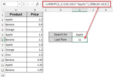 How To Find Last Occurrence Of A Value In A Column In Excel Excel Insider