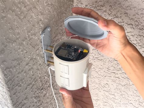 IOT Air Quality Monitor Silo House By Adafruit Download Free STL Model Printables Com