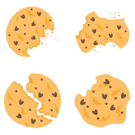 Chocolate Chip Cookie 6395443 Vector Art At Vecteezy