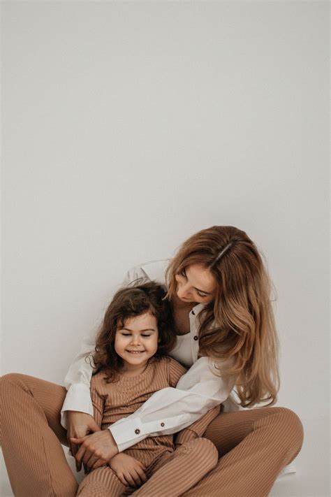 Мама и дочь Фотографии матери и ребенка Фотосессия Дочь