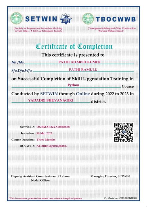 pathi adarsh kumar on linkedin pythoncertification setwin