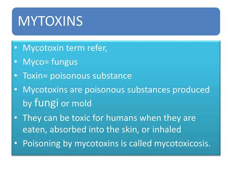 Mycotoxin Ppt
