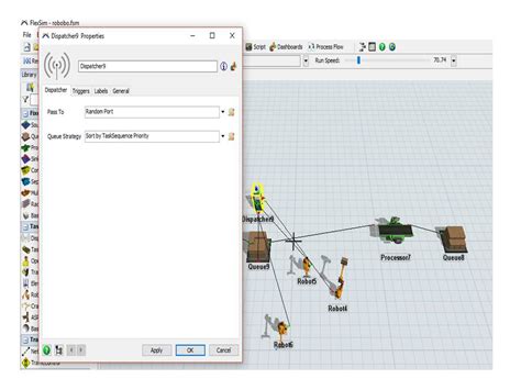 What Might Be The Problemonly One Robot Works Flexsim Community
