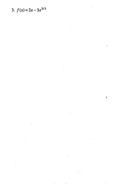 Solved Find All The Local Maxima Minima And Inflection