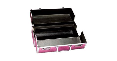Large Lockable Pink Butterfly Sex Toy Chest Box