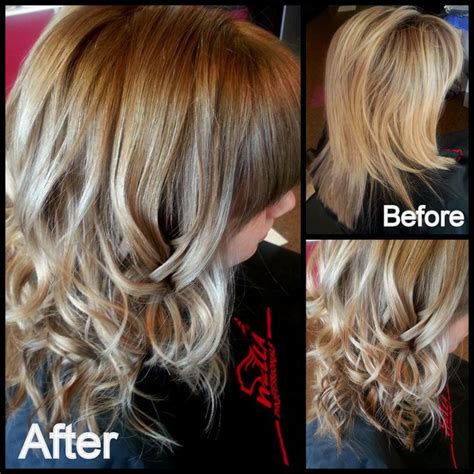 Dark Blonde All Over With Blonde Ombre Highlights Blonde Ombre