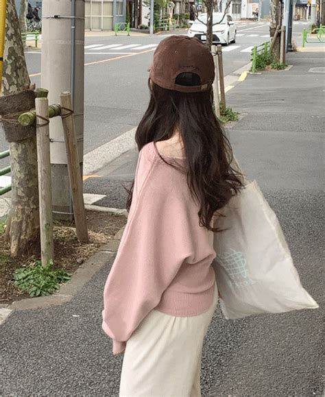 꾸안꾸허리잘록~ 포즌 봄 보트넥 파스텔 루즈핏 니트 3color 봄니트연핑크니트봄신상봄코디봄옷 에이블리