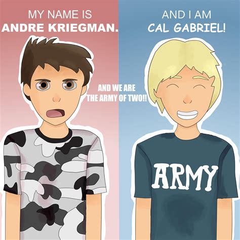 Andre And Cal From Zero Day Rdrawing
