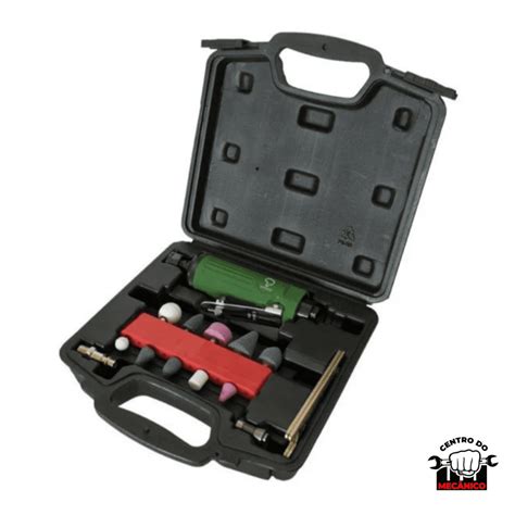 Kit Mini Retifica Pneumática Potente Centro Do Mecânico
