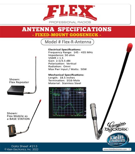 Flex Repeater Antenna 2 Way Radio Antenna