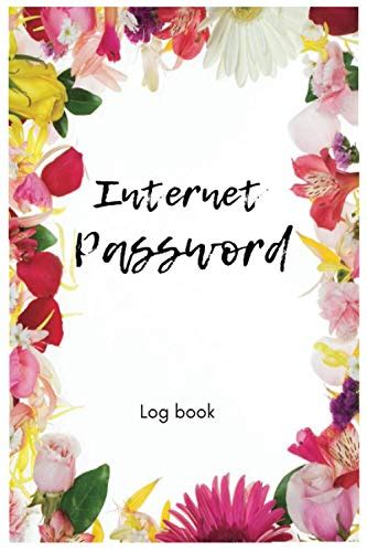 Internet Password Log Book Perfect Password Organizer Password Book With Alphabetical Tabs