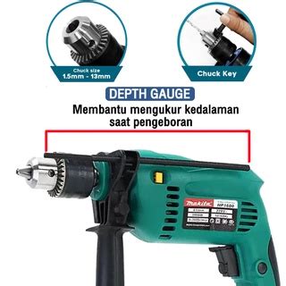 Jual Reaim Mesin Bor Listrik Arah Bolak Balik Mm Impact Drill Listrik Tipe Electric