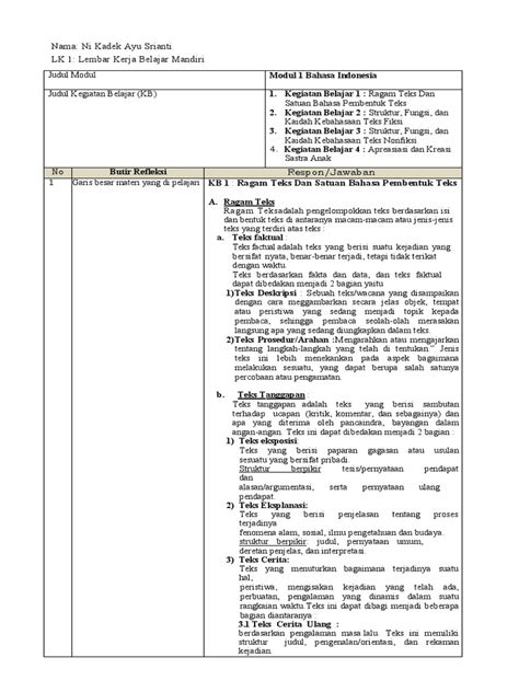Ni Kadek Ayu Srianti Lk 01 Bahasa Ind0nesia Pdf