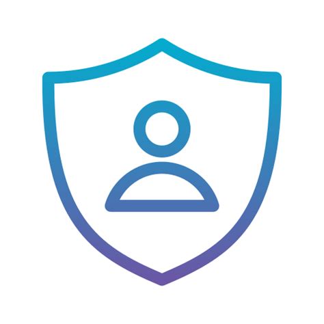 Privacy Generic Gradient Outline Icon Privacy Generic Gradient Outline Icon
