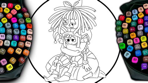 The Amazing Digital Circus Coloring Pages Ragatah And Pomni Youtube
