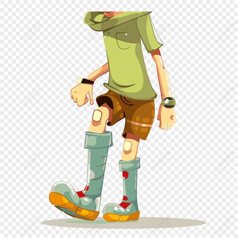 만화 다리 벡터 상표 클립 아트 Png 일러스트 무료 다운로드 Lovepik