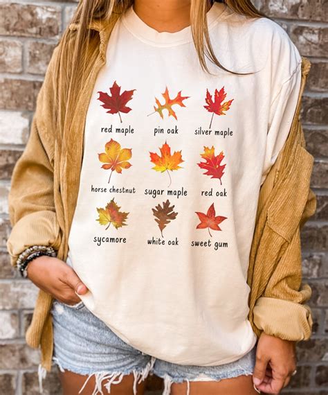 Autumn Leaves Comfort Colors T Shirt Fall Farmers Market Weekend Tee