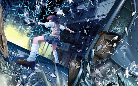 Anime Broken Glass Wallpapers Wallpaper Cave