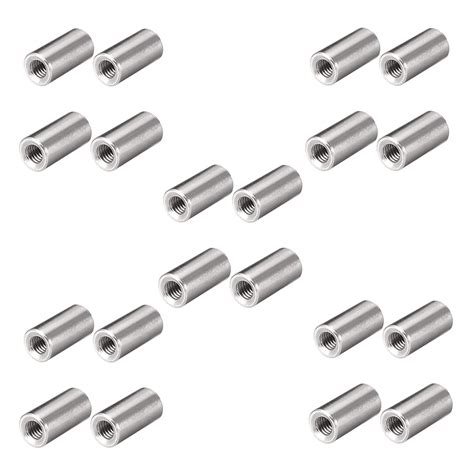 Top Max 20pcs Stainless Steel Nut Connector Joint Connector Bolts M6