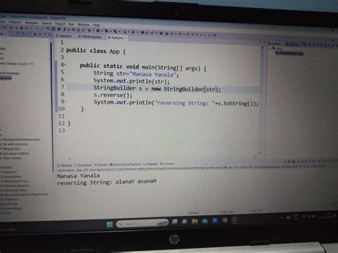 Yanala Manasa On Linkedin Java Practice 48 Question 1 Write A Program To Reverse A String In