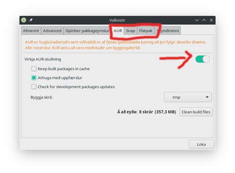 HowTo Enable AUR Snap Flatpak For Beginners Through Pamac GUI Tutorials Manjaro Linux