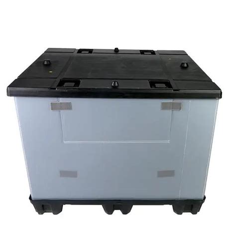 Returnable Corrugated Plastic Gaylord Container Honeycomb Pallet Sleeve Pack Box With Lid