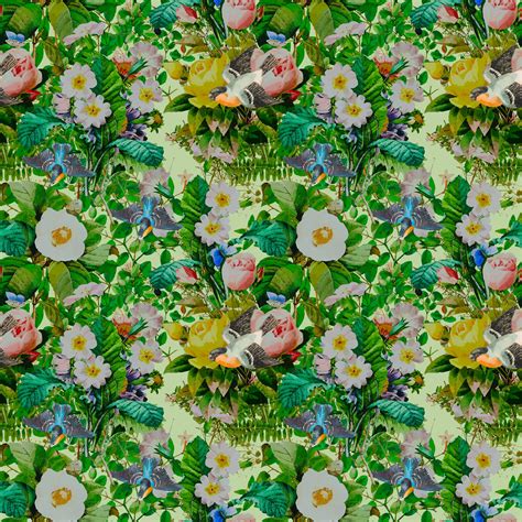 Luxury Floral Seamless Pattern For Creating Textiles Wallpaper Paper Print Nature Themes