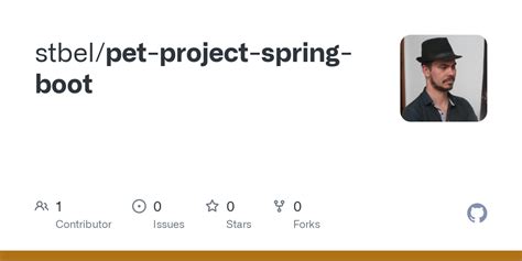 GitHub Stbel Pet Project Spring Boot