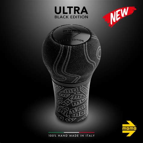Momo Ultra Gear Knob Black Edition