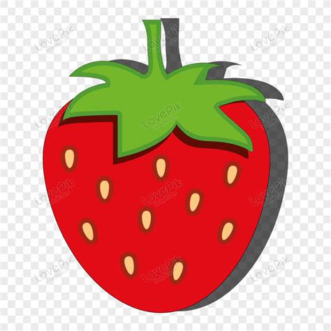 맛있는 빨간 딸기 Png 일러스트 무료 다운로드 Lovepik