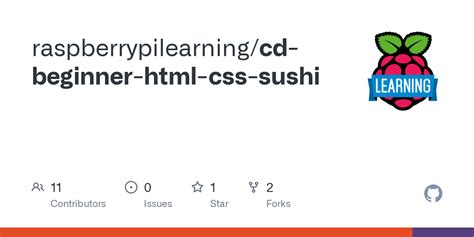Packages · Raspberrypilearningcd Beginner Html Css Sushi · Github