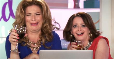 See Ana Gasteyer Rachel Dratch Get Wine Drunk On Great News