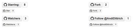 GitHub Star Gazer Buttons With MooTools JQuery PHP Beyond Technology