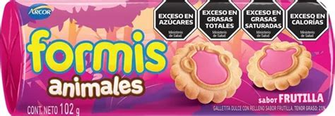 Galletitas Formis Vainilla Con Relleno De Frutilla Mediana Mercadolibre