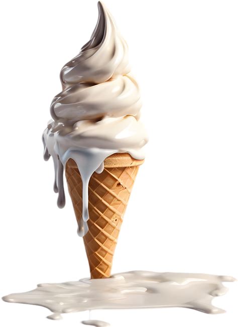 Picture Of Delicious Looking Melted Ice Cream Ai Generated 43273562 Png