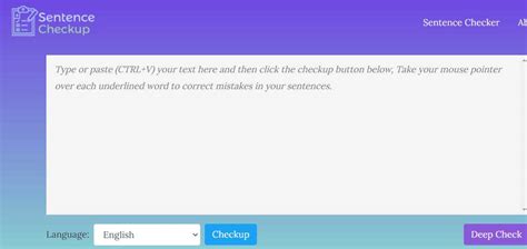sentencecheckup best free online sentence checker tool