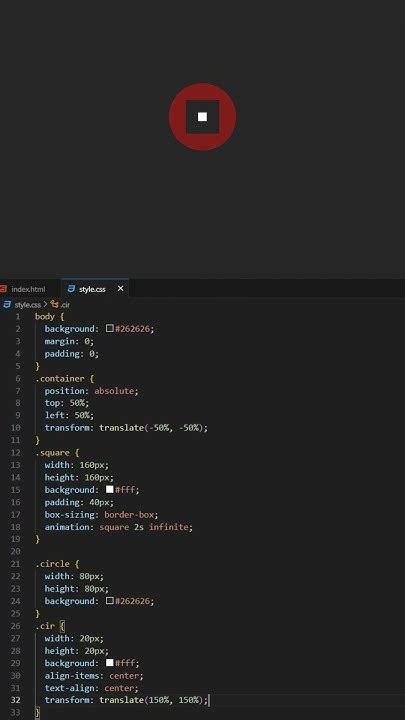 Simple Animation Design Using Html Css🤩 Youtube