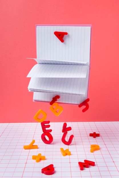 Premium Photo Babe Subject Arrangement With Notebook